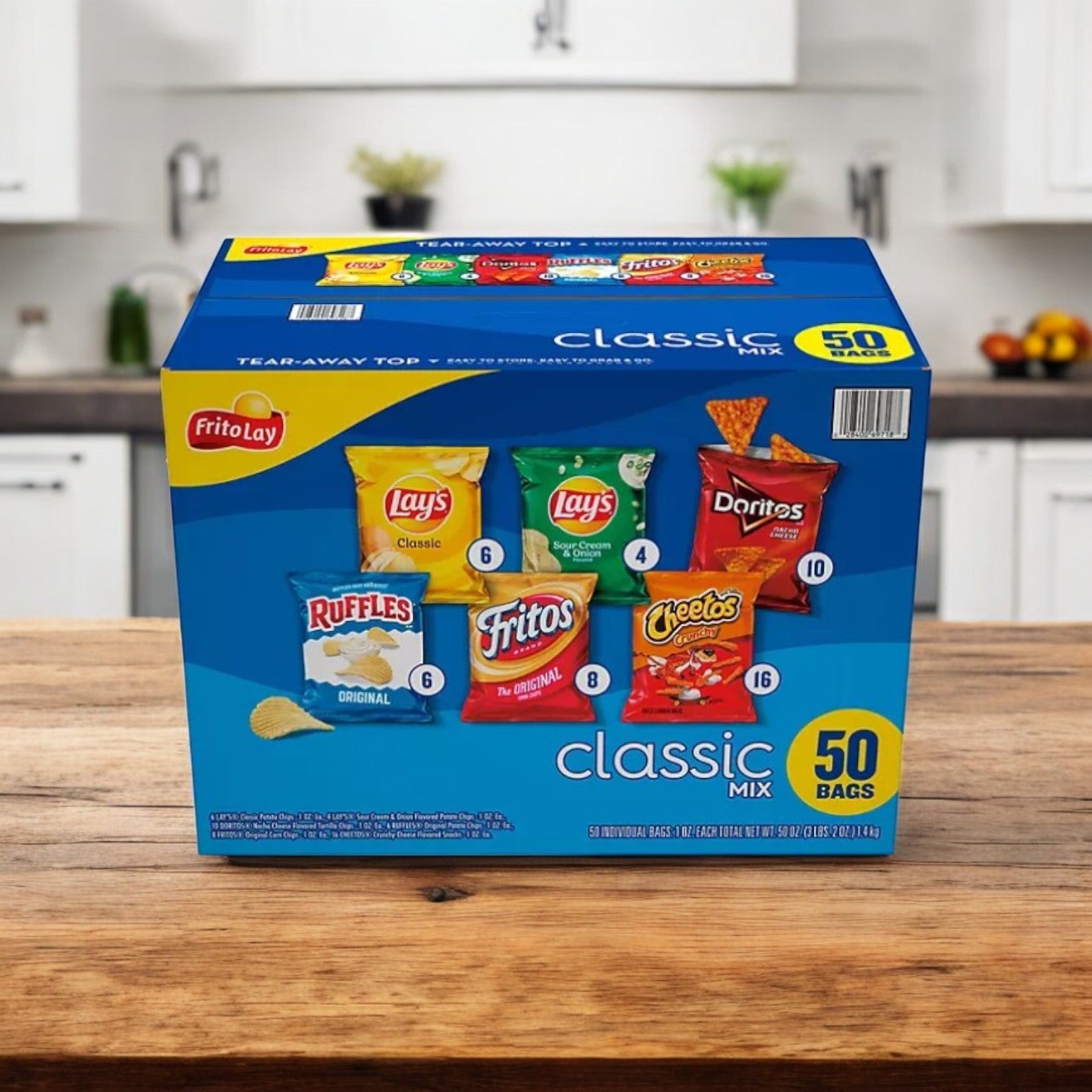 Frito Lay Classic Mix, 1 oz, Variety Pack, 50 Count