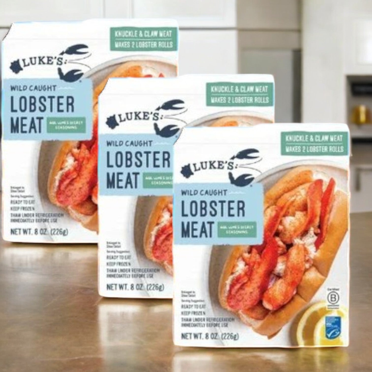 Luke's Lobster Wild-Caught Lobster Meat with Luke's Secret Seasoning-