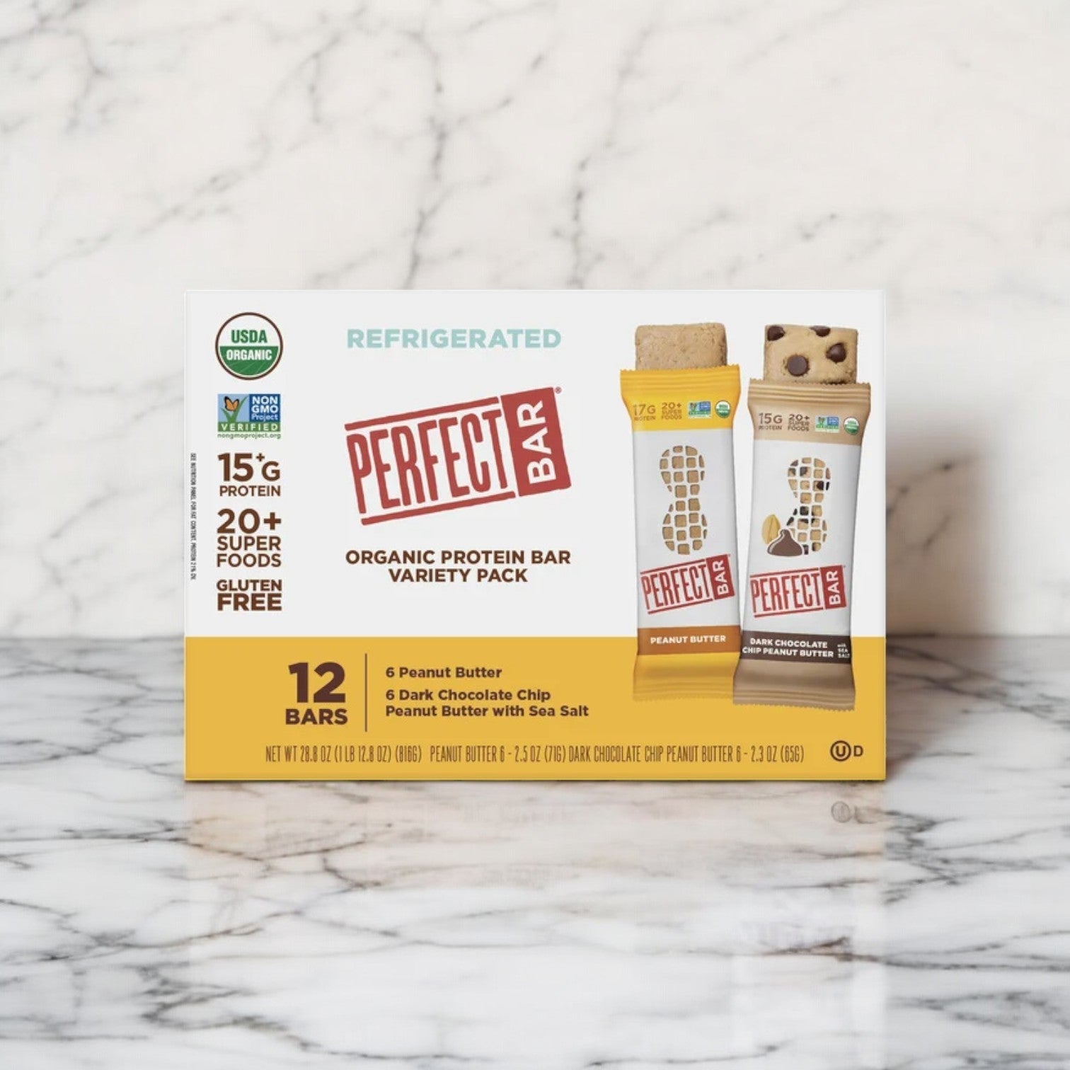 Perfect Bar Refrigerated Organic Protein Bar, 12 Pack