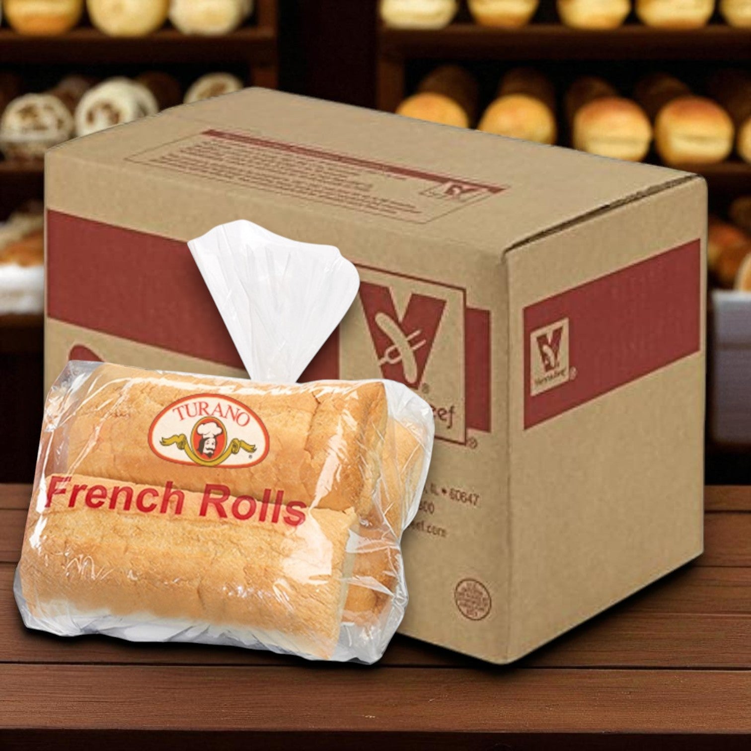 Turano Vienna Beef Famous Chicago Style French Bread – 6" (56 Pieces p